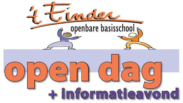 Poster Open Dag - OBS 't Einder